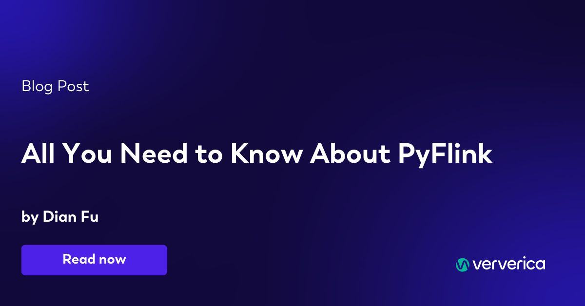 All You Need to Know About PyFlink